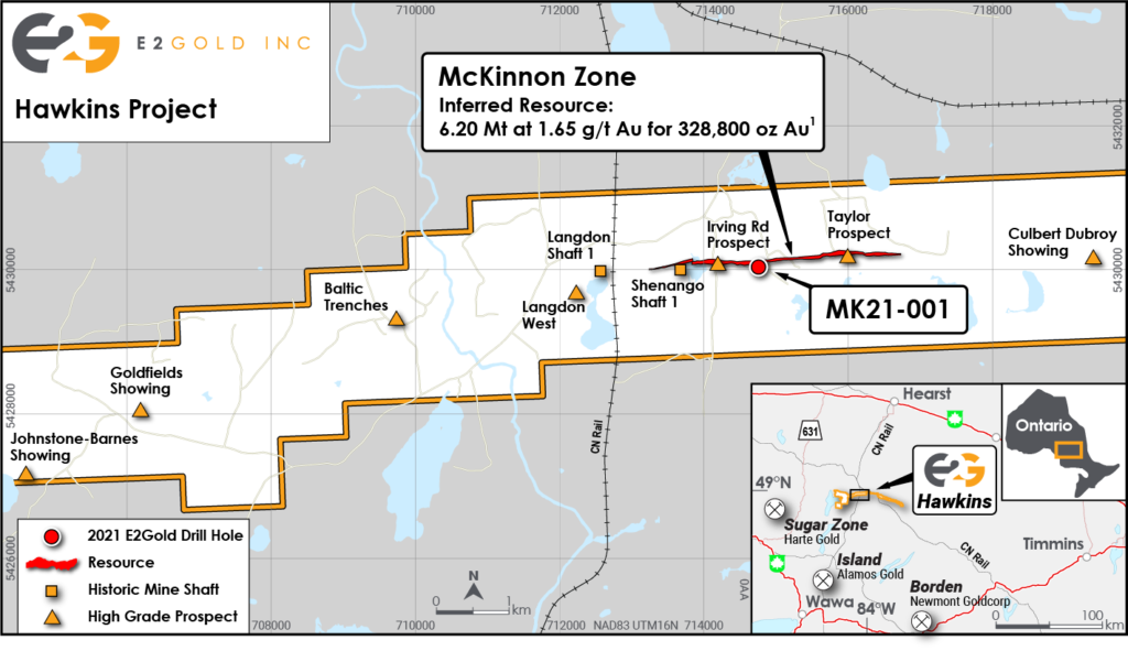HAWKINS PROJECT - E2Gold Inc.